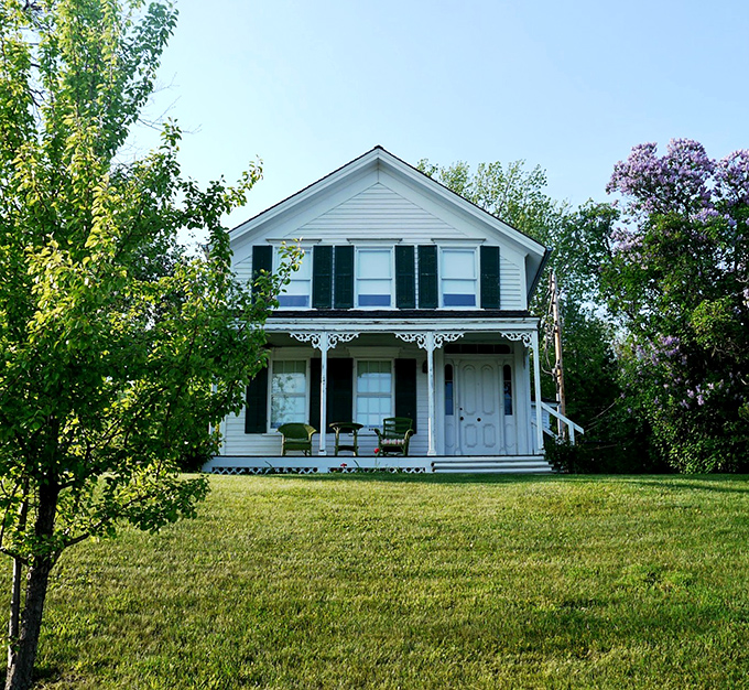 Judge Eghart House whispers stories of Victorian-era gossip from its porch, where rocking chairs practically beg you to sit awhile.