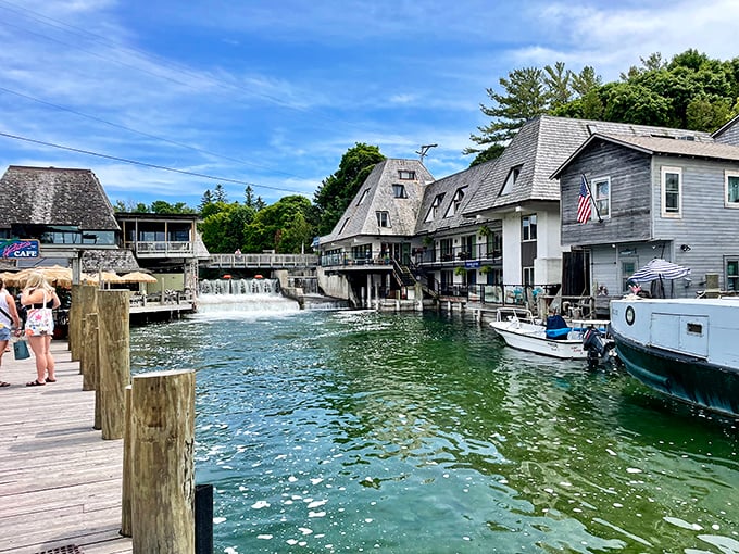 Leland's Fishtown &ndash; where weathered docks and gray-shingled shanties tell stories of generations who've harvested Great Lakes bounty since before your grandparents were born.