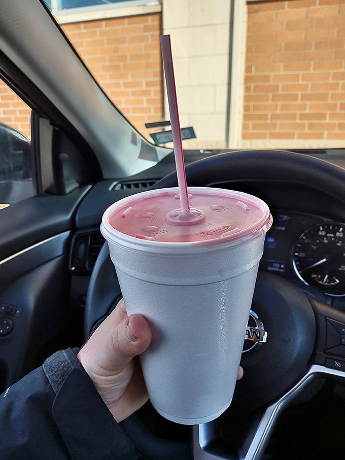 The milkshake that launched a thousand return trips, thick enough to require serious straw strength but worth every cheek muscle workout.