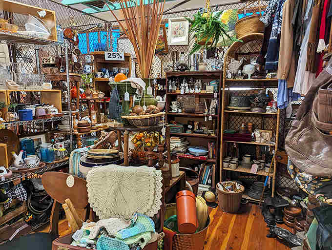 This delightful jumble of household items spans decades of American domestic life – spot anything from your childhood?