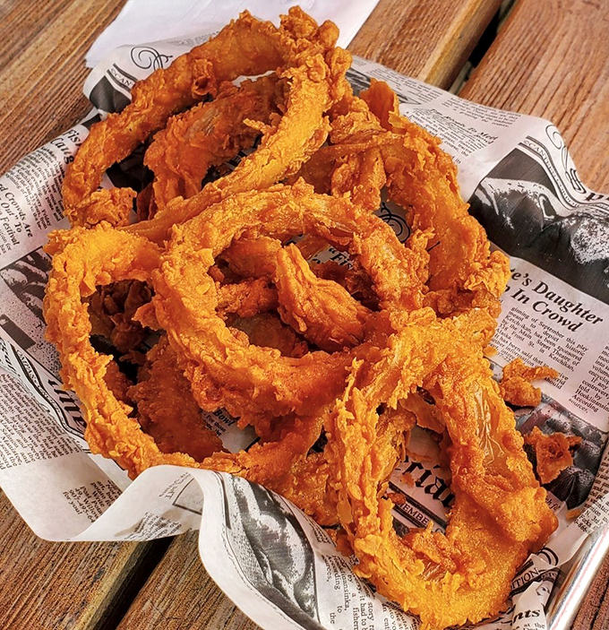These aren't your average onion rings &ndash; they're golden halos of crispy perfection that'll ruin all other rings for you.
