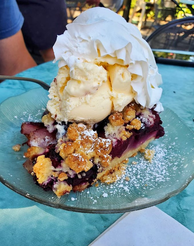 This berry crumble doesn't just end your meal &ndash; it provides the sweet exclamation point your taste buds didn't know they needed.