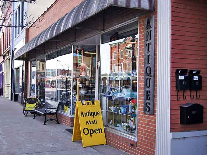 Second Street Antique Mall houses dozens of vendors across multiple floors – the kind of place where "just browsing" becomes a three-hour adventure.