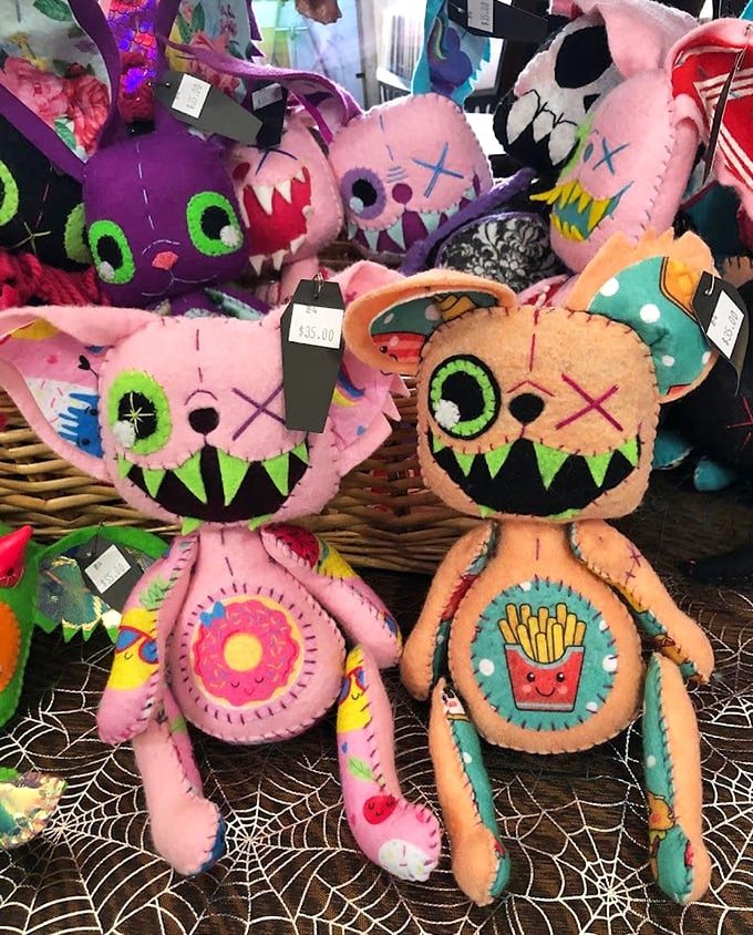 These adorably creepy plush monsters, with their X-eyes and fanged grins, redefine cuddly companions for the young at heart.
