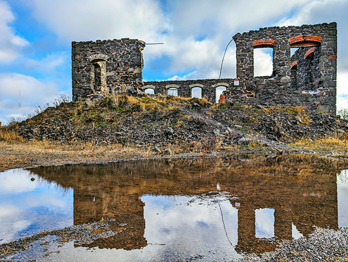 These stone ruins aren't from medieval Europe &ndash; they're the remains of stamp mills that once thundered with industrial might.