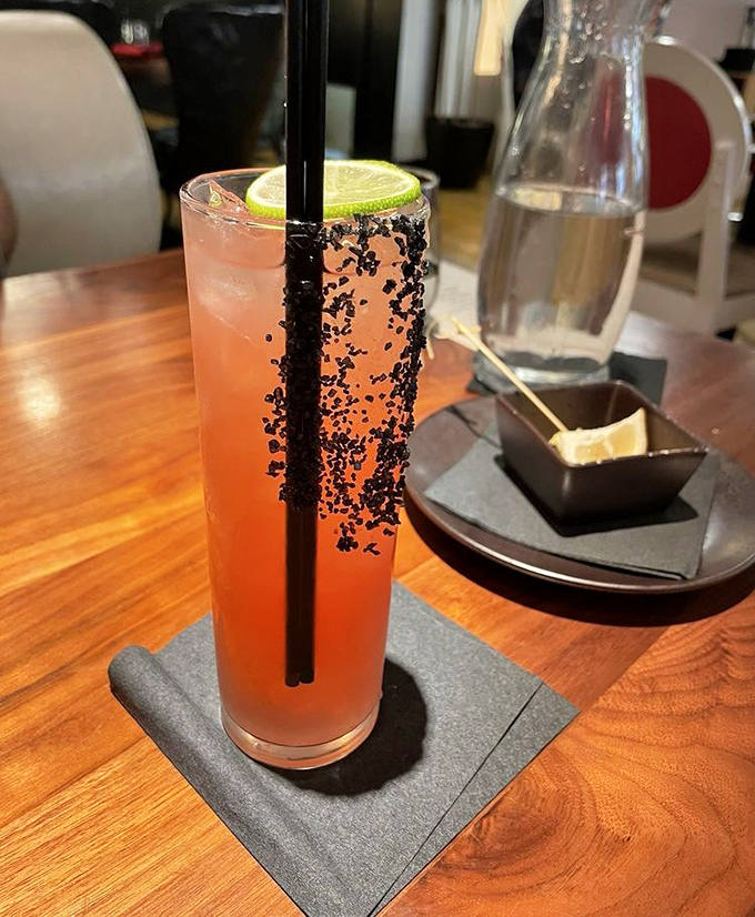 This tall, refreshing number with black sesame rim isn't just Instagram-worthy &ndash; it's actually more delicious than it is photogenic!