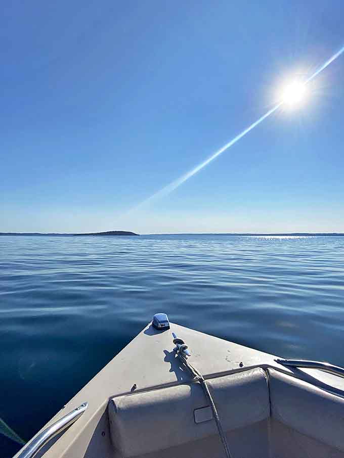 Water so clear and calm it looks like nature's version of a swimming pool – minus the chlorine and plus all the wonder.