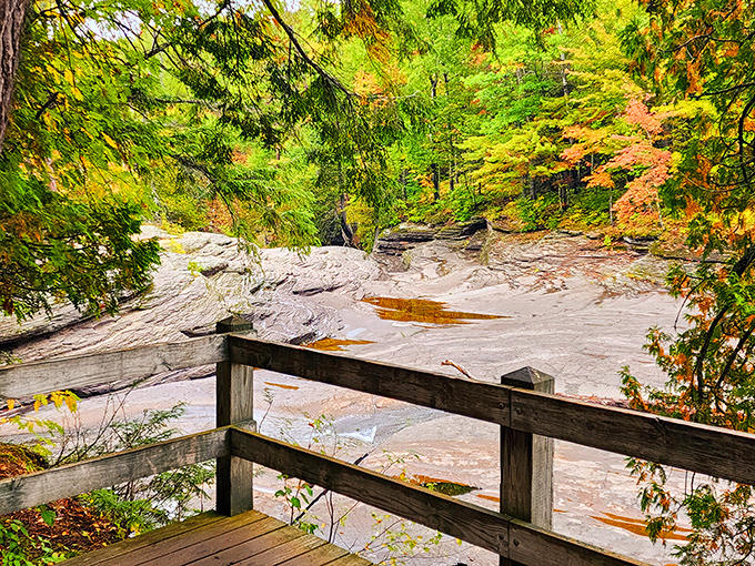 Nature's staircase of resistant basalt creates the perfect stage for water to perform its eternal dance of gravity and grace.