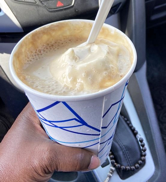 A root beer float that defies physics &ndash; somehow becoming more delicious as the ice cream slowly surrenders to the warm day.