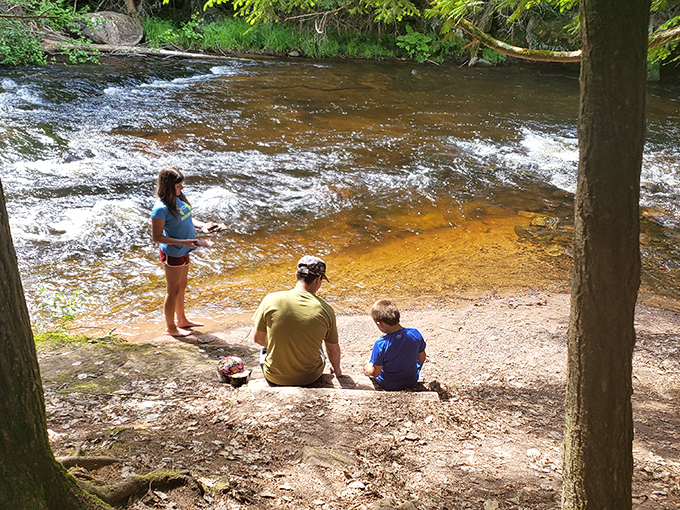 Families find the perfect natural playground at the river's edge &ndash; where skipping stones and building memories go hand in hand.