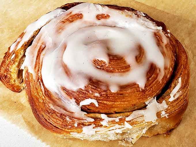 The cinnamon roll that ruins all other cinnamon rolls forever &ndash; a spiral of buttery dough and spiced filling crowned with just the right amount of glaze.