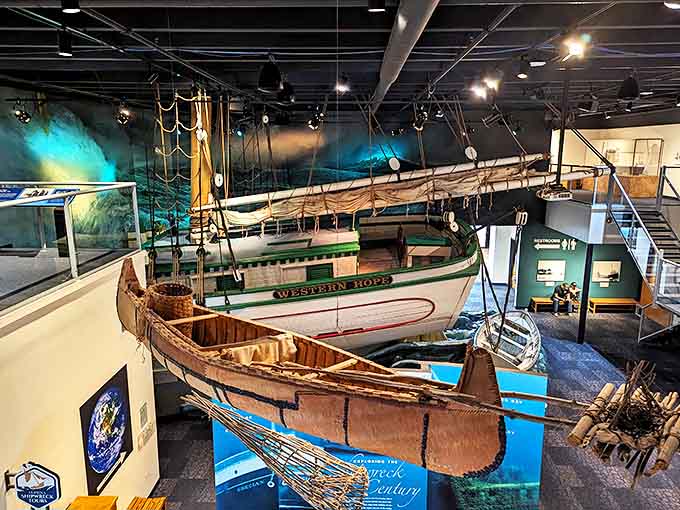Step aboard history where magnificent wooden vessels tell silent stories of Great Lakes maritime adventures.
