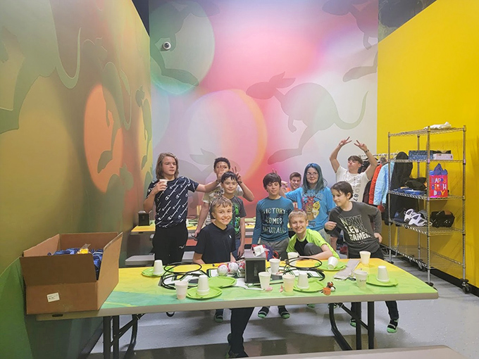 Birthday celebrations reach new heights in Launch's party rooms, where cake comes with a side of bouncy excitement.