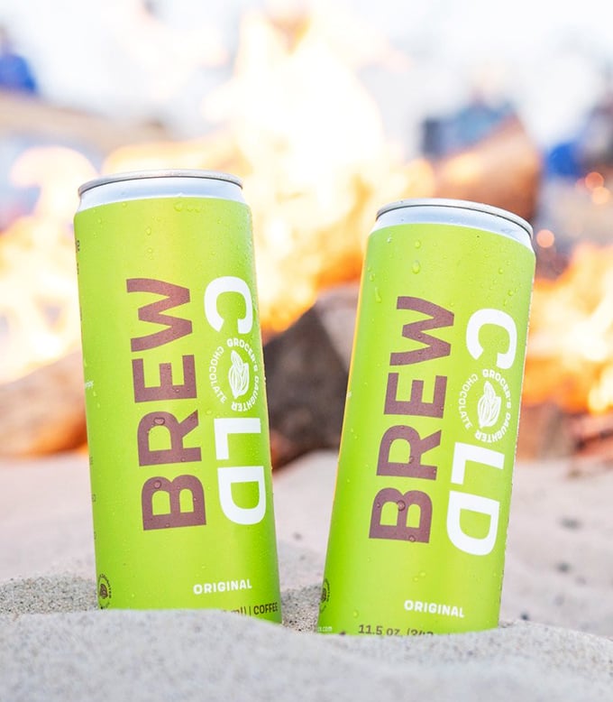 Their signature cold brew coffee in vibrant green cans &ndash; the perfect chocolate companion or morning revival after a night of truffle-induced dreams.