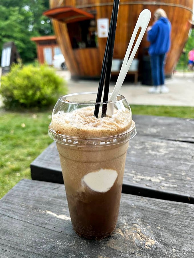 That root beer float isn't just a drink &ndash; it's a time machine in a cup, transporting you back to simpler days with each creamy, fizzy sip.