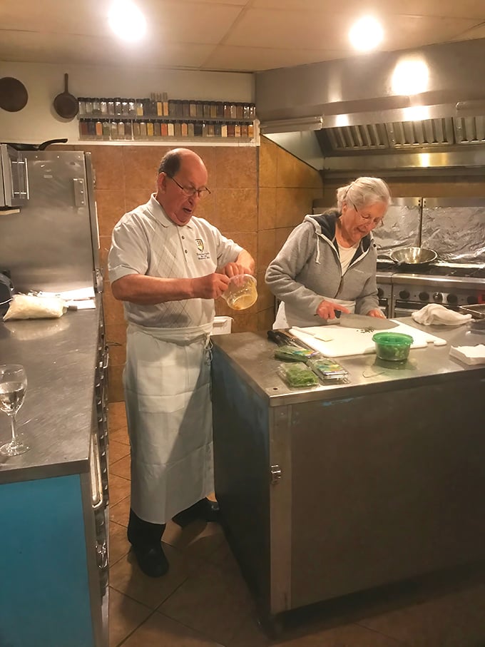 In the kitchen, culinary magic happens daily as skilled hands transform fresh ingredients into dishes worthy of the castle's regal setting.