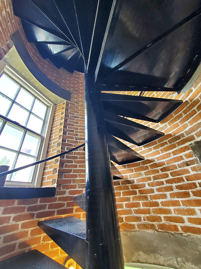 These spiral stairs have witnessed countless footsteps &ndash; some belonging to the living, others perhaps to those who've already crossed over.