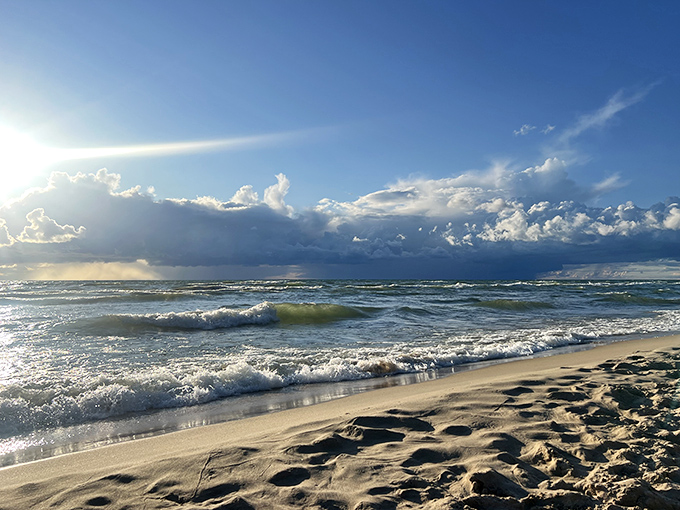 Pristine sands stretch for miles, offering the increasingly rare luxury of space to breathe, play, and simply be.