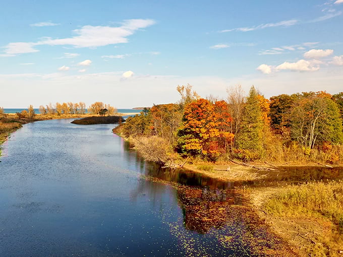 Fall paints Port Crescent in a palette that would make Bob Ross weep with joy &ndash; happy little trees indeed!