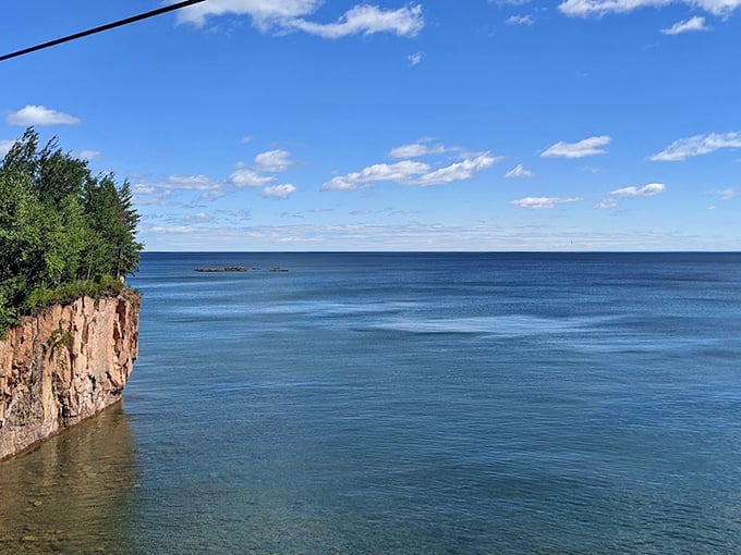 Horizon therapy: The endless blue meeting sky reminds visitors why Lake Superior has captivated humans for thousands of years.