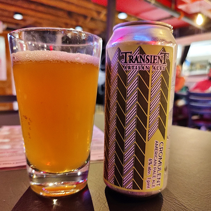 Local craft beer from Transient Artisan Ales provides the perfect companion to Big O's pizza &ndash; Michigan brewing excellence in every sip.