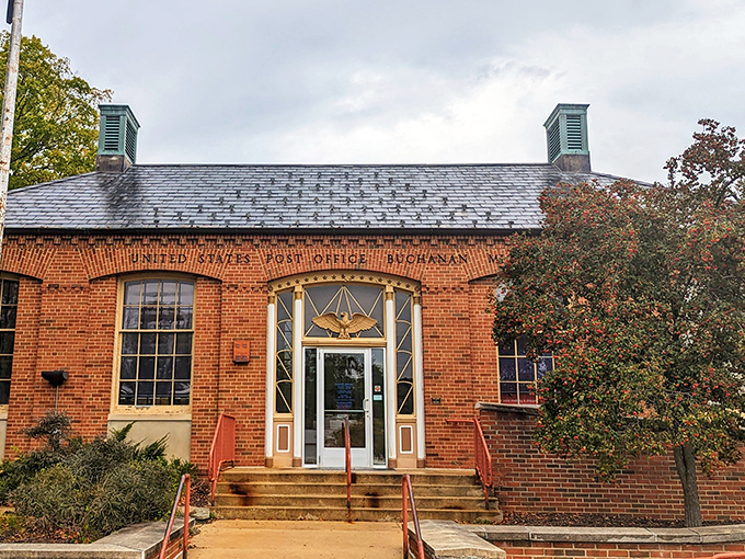 The historic Buchanan Post Office makes sending mail feel like a dignified activity rather than a chore.