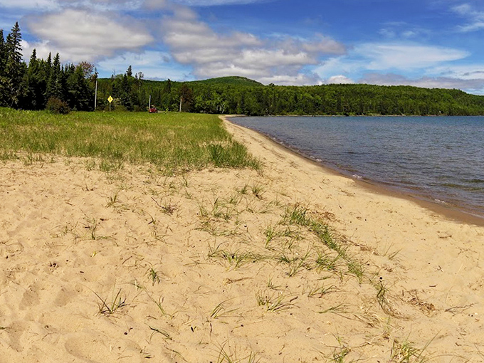 Fine sand beaches that make shoes optional and vacation mode mandatory along Lake Superior's secret coast.