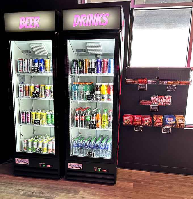 Snacks and Beverages: From craft beers to classic sodas, these coolers ensure your thirst-quenching options are as colorful as the mini-golf course itself.