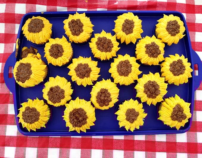 These sunflower cupcakes aren't just desserts&mdash;they're edible art that captures the farm's golden magic in buttercream form.