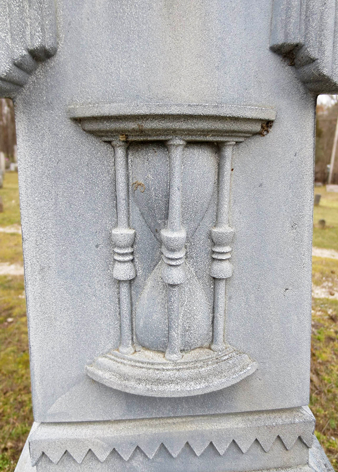 The hourglass&mdash;a haunting reminder that time runs out for all mortals. Unless, perhaps, one knows certain forbidden arts.