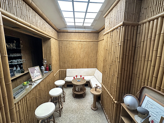 The bamboo bar room transports you straight to 1940s Polynesia &ndash; just add rum, tropical shirts, and stories that improve with each telling.