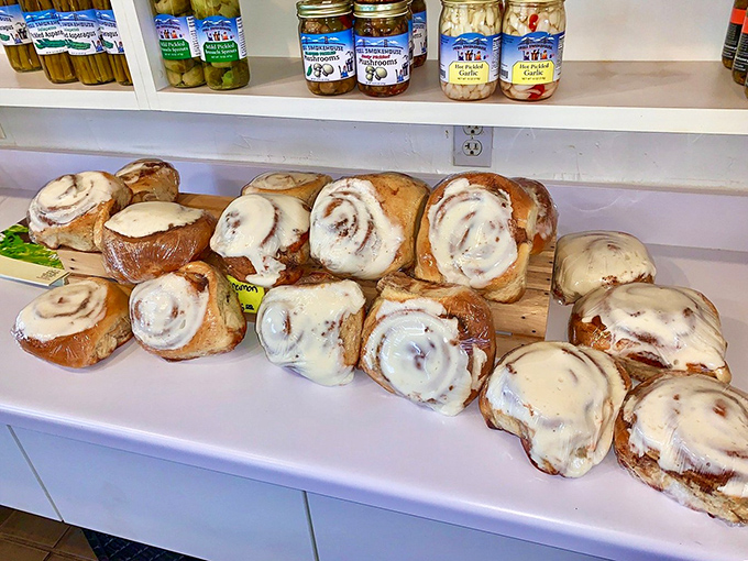 Cinnamon rolls that could make a pastry chef weep &ndash; massive spirals of sweet indulgence worth every calorie.