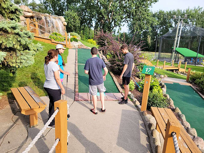 Families discover that the best entertainment doesn't require screens, just putters, laughter, and a little friendly competition.