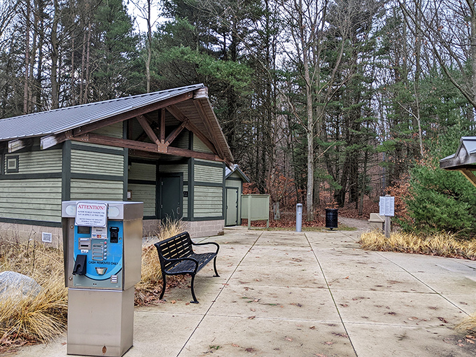 Modern conveniences meet rustic charm in facilities that respect the natural surroundings.