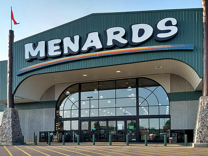 Menards stands as one of Buffalo's larger retail establishments, supplying locals with everything needed for home restoration projects