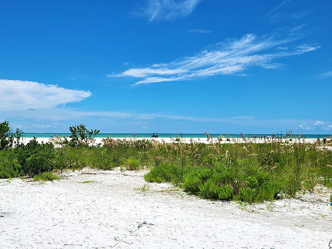 The beach that whispers, "Take your shoes off and stay awhile" &ndash; and maybe leave your worries in the parking lot too.