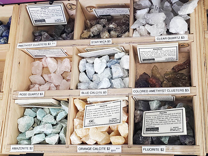 Not just music! These dazzling crystals and minerals add an unexpected metaphysical dimension to your record shopping adventure.