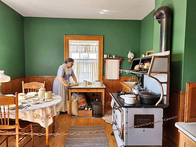 Step into this restored keeper's quarters kitchen and you're transported to a simpler time&mdash;when lighthouse keeping meant isolation, vigilance, and really good cast iron cooking.