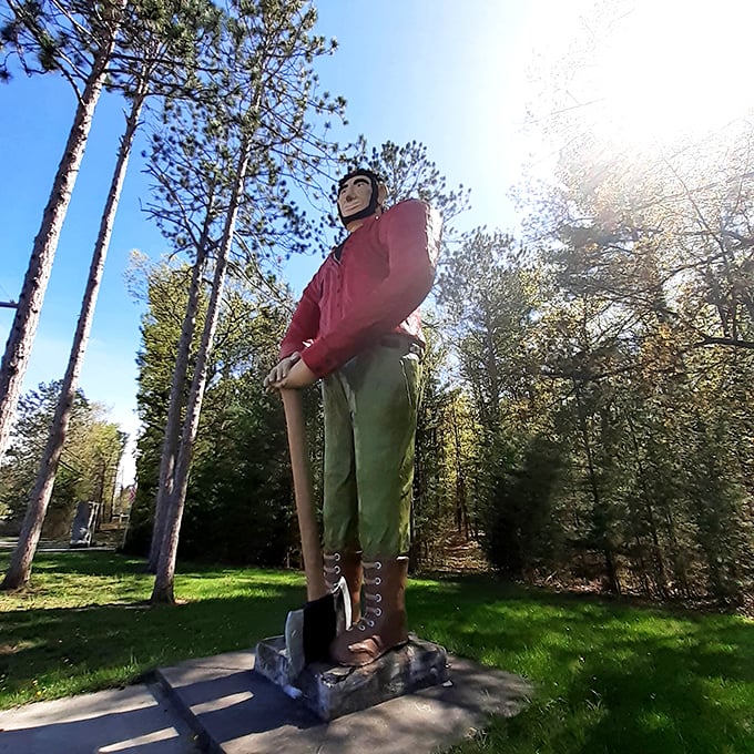 This classic roadside attraction has been stopping traffic for generations, a delightful surprise for travelers along US-23.