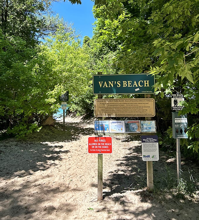 Van's Beach welcomes visitors with clear guidelines that preserve this natural treasure for generations of beach-lovers to come.