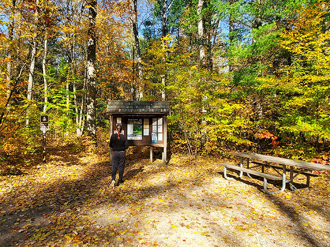 Trail information that doesn't require Wi-Fi or battery power &ndash; just good old-fashioned reading skills and a sense of adventure.