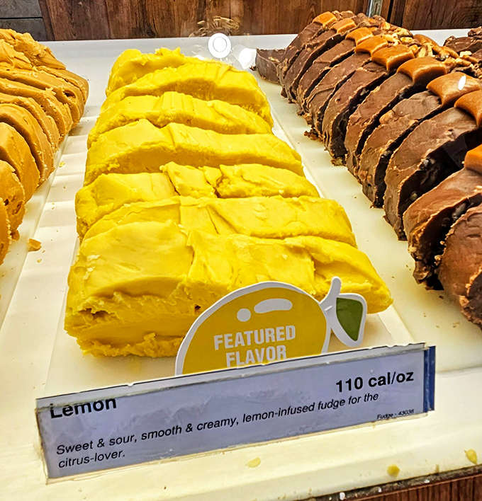 Sunshine captured in fudge form, this lemon variety proves yellow is definitely the color of happiness.
