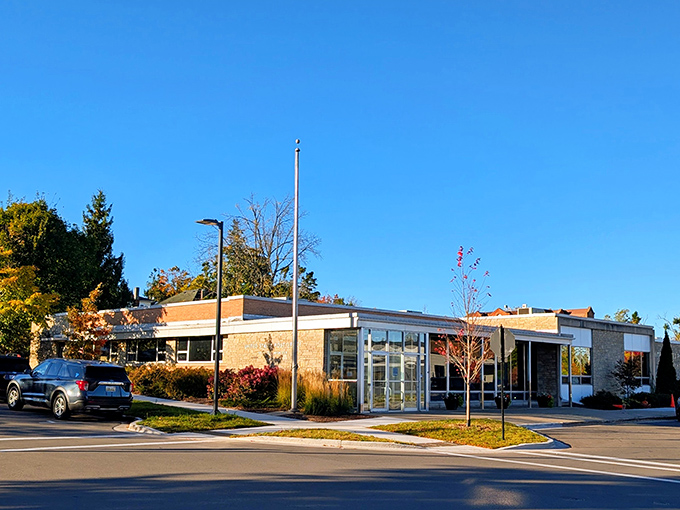 This mid-century building houses Petoskey's post office, where locals have gathered to exchange news and mail for generations.