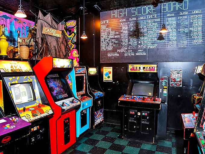 The arcade area isn't an afterthought&mdash;it's a lovingly curated collection of classics where you can still experience the simple joy of turning quarters into memories.