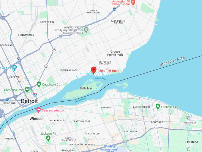 Aloha Tiki Tours 10 map