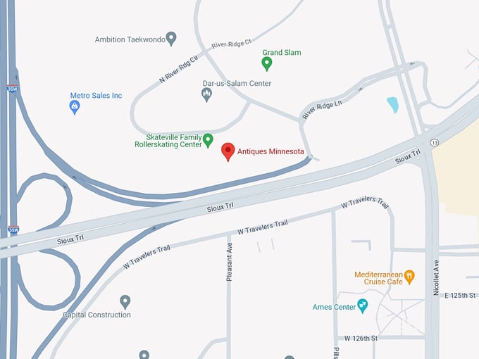 antiques minnesota inc 10 map