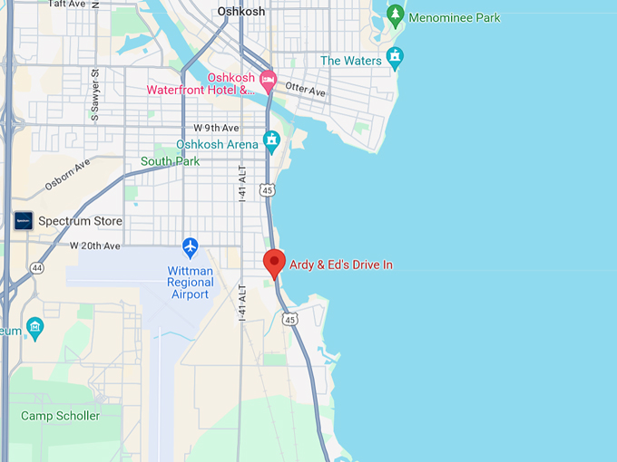 Ardy & Ed's Drive-In 10 Map