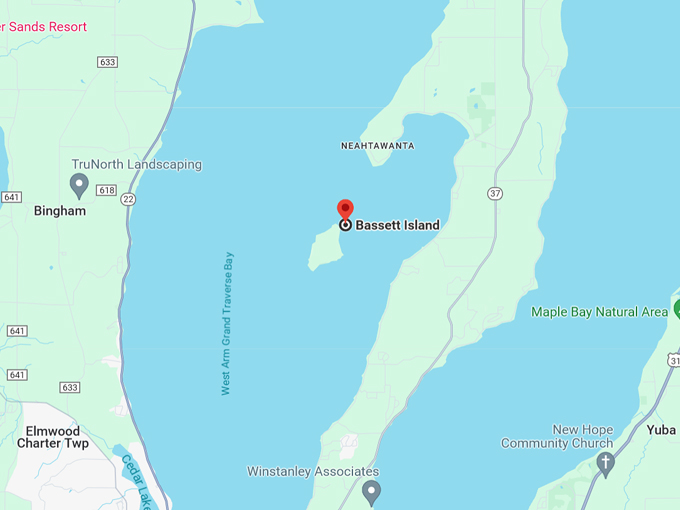 Bassett Island 10 Map