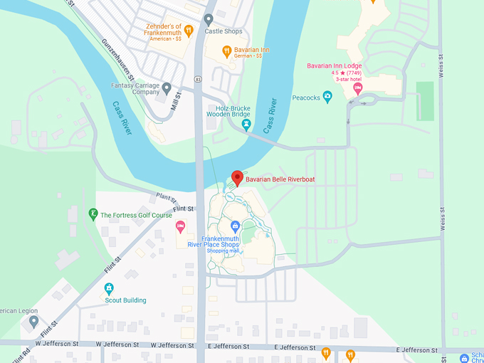 Bavarian Belle Riverboat 10 map