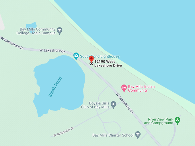 Bay Mills Old Indian Burial Ground 10 Map